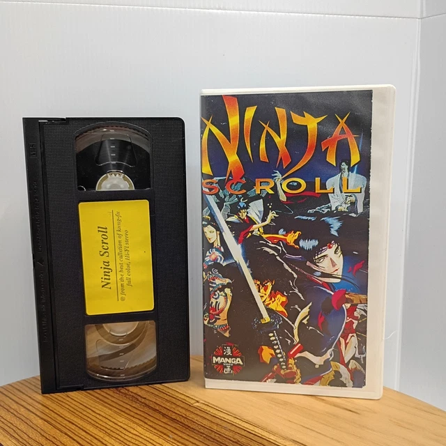 NINJA SCROLL (VHS, 1995, Original Japanese Dubbed English) £13.28 ...