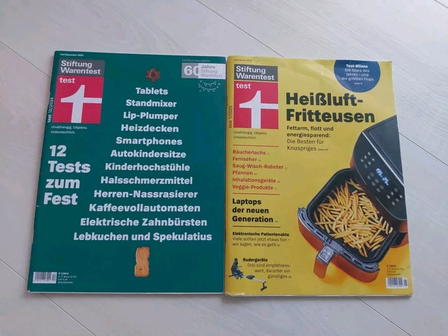 2X STIFTUNG WARENTEST Ausgabe Dezember 2024+Januar 2025 ungelesen 2 ...