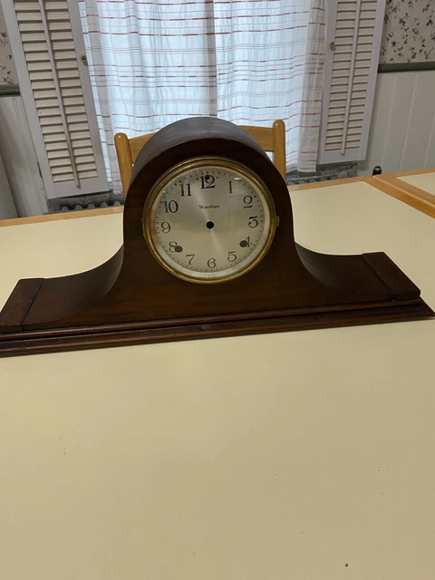 ANTIQUE WATERBURY GLENFIELD Clock Case Complete With Chime Rods Very ...