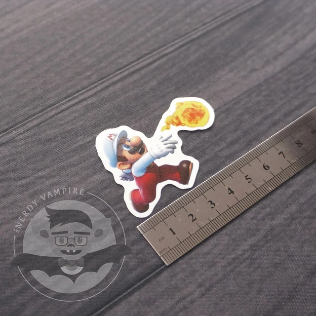 Super Mario Bros 3d World Mario Victory Punch Jump Sticker Decal Nintendo £190 Picclick Uk