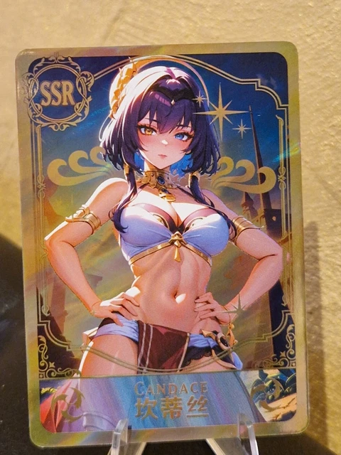 CANDACE - GENSHIN Impact - Goddess Story - Waifu - Best Body - Holo Card - Ssr EUR 3,90 ...