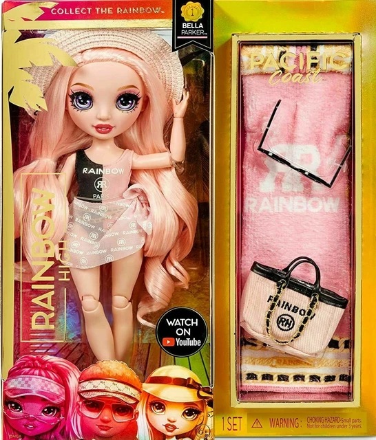 RAINBOW HIGH FASHION Doll-Pacific Coast Bella Parker- 2022-Outfit Set ...