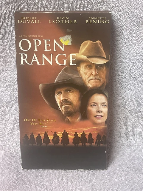 OPEN RANGE (VHS 2004) Kevin Costner, Annette Bening, Robert Duvall £3. ...