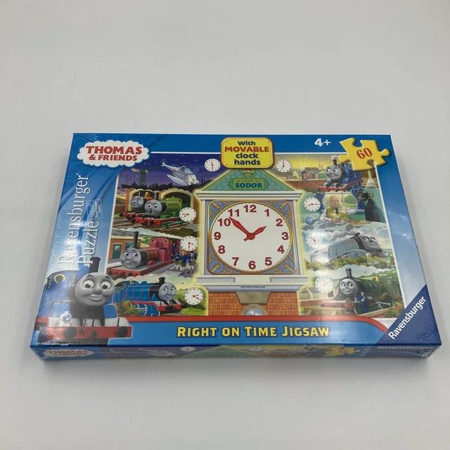 RAVENSBURGER THOMAS THE Tank Engine Right On Time Puzzle Moveable ...