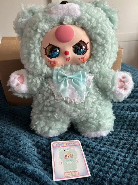 BABY THREE BB3 400% V4 Mint Green Bear Blue Glitter Heart Eyes Blind ...