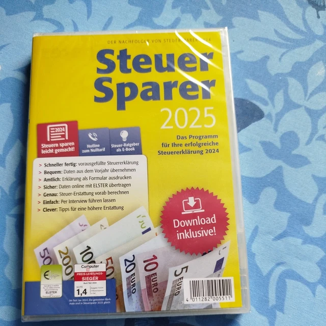 STEUER SPARER 2025 (für die Steuererklärung 2024) von Lidl EUR 6,99 - PicClick DE