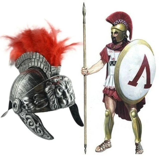 ROMAN SPARTAN WARRIOR Hat Roman Hat Helmets Spartacu Samurai Masquerade ...