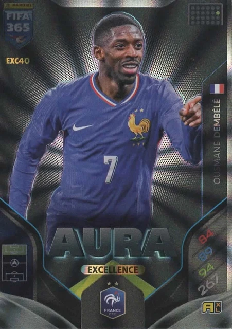 PANINI 365 2026 EXC 40 Aura Ousmane Dembélé France £0.88 - PicClick UK