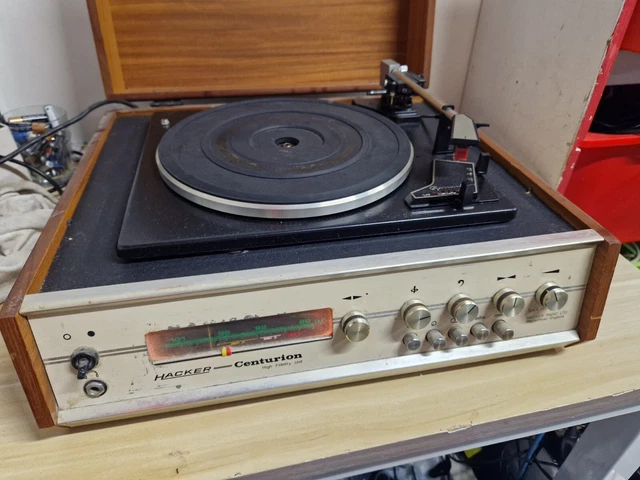 HACKER CENTURION GA500 Record Player Radiogram & LS500 Speakers £129.99 ...
