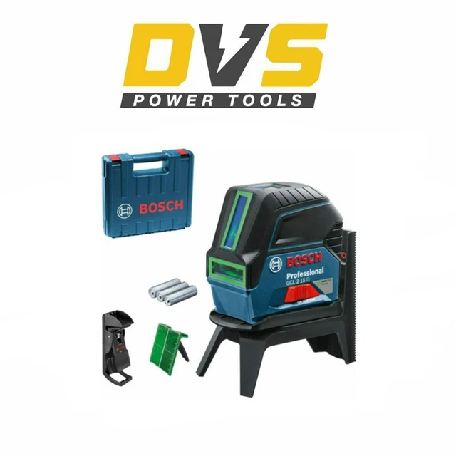 BOSCH GCL-2-15G 15M Self Levelling GREEN Cross Line Laser & Plumb Level + Case £179.47 - PicClick UK