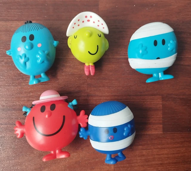 5 FIGURINES MR Mme Timide Beauté Machance Indecise Mc DO Happy Mac ...