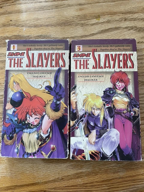 THE SLAYERS VHS Lot Vol. 1 And Vol 3 Dubbed £15.55 - PicClick UK