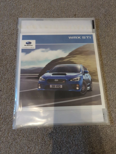 SUBARU IMPREZA WRX STi 2018 Sealed Dealer Brochure Pack £6.96 - PicClick UK