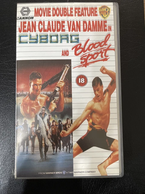 VHS TAPE - Jean Claude Van Damme Cyborg And BloodSport Double Feature ...