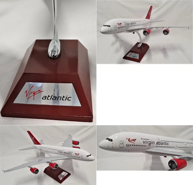 VIRGIN ATLANTIC 45CM A380 Plane Model Aircraft Aeroplane Airways Airbus ...