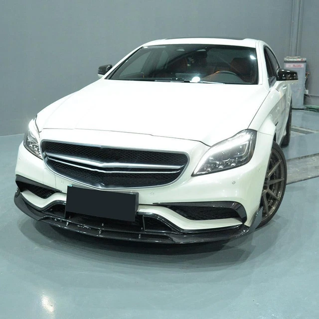 MERCEDES BENZ C218 CLS Brabus style Carbon Fibre Front Splitter 15-18 £ ...