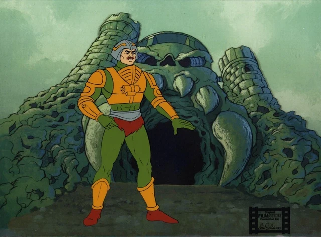 HE-MAN/SHE-RA MASTERS OF the Universe MAN-AT-ARMS animation cel £16.00 ...