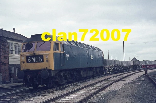 ORIGINAL RAILWAY COLOUR slide 47306 with china clay wagons at Par £3.99 ...