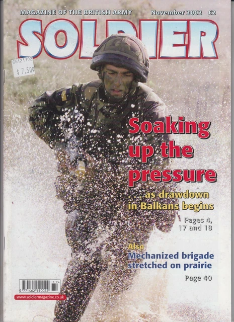 SOLDIER NOV. 2002 - Magazine of the British Army - Balkans / El Alamein ...