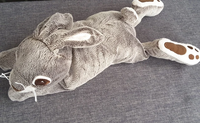 IKEA VANDRIG GREY Hare bunny rabbit soft toy plush £5.99 - PicClick UK