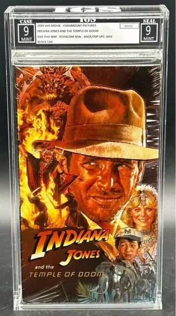 INDIANA JONES TEMPLE of Doom VHS Tape Factory Sealed New Paramount IGS ...