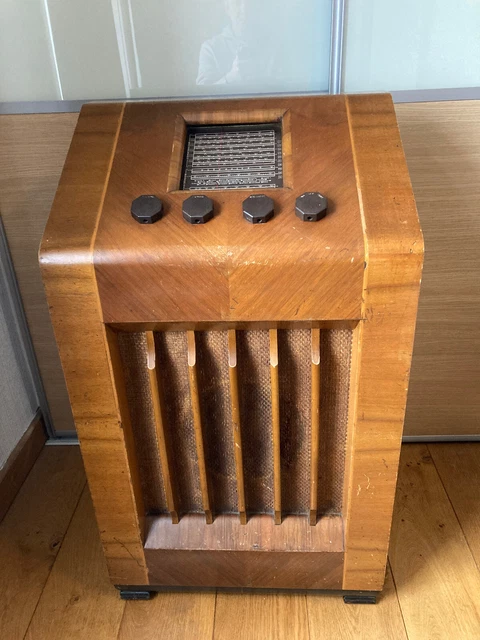 VINTAGE ALBA CONSOLE Valve Radio - FLoor Standing - NOT WORKING £40.00 ...