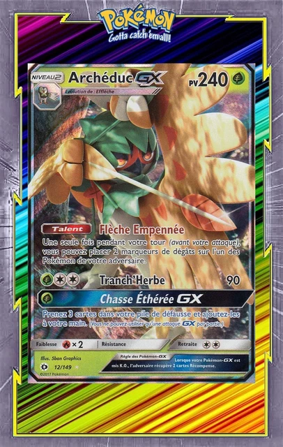 ARCHÉDUC GX - SL1:Soleil et Lune - 12/149 - Carte Pokemon Neuve ...