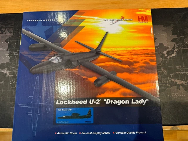 HOBBY MASTER HA6903 Lockheed U-2S Dragon Lady 80-1074, Fairford AB ...