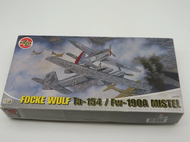 ~*~AIRFIX - FOCKE-WULF TA-154/FW-190A MISTEL 1/72~*~ EUR 12,99 ...