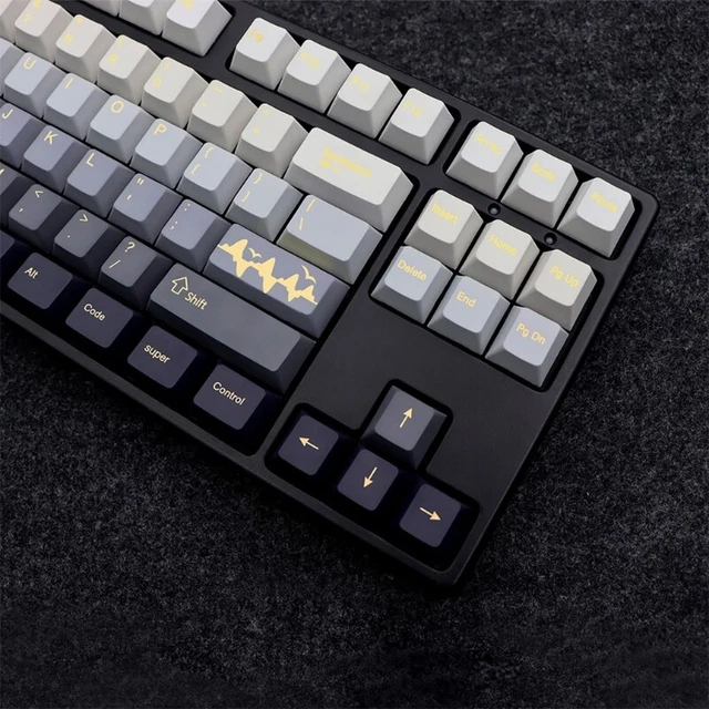 136 KEYS CHERRY-PROFILE Keycap PBT DYE-SUB Keycap Set For 61/64/68/84 ...