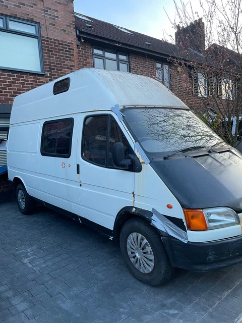 FORD TRANSIT MK 5 Smiley High Top Van/Camper £1,000.00 - PicClick UK