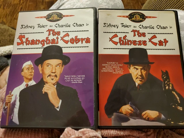 SIDNEY TOLER AS Charlie Chan DVD Lot: The Chinese Cat & The Shanghai ...