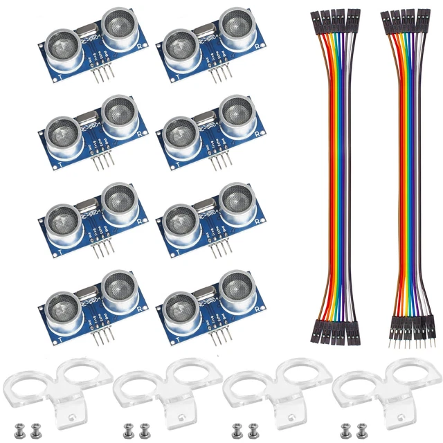8 X HC-SR04 Sensor Ultraschall Modul Entfernungsmesser für Arduino ...