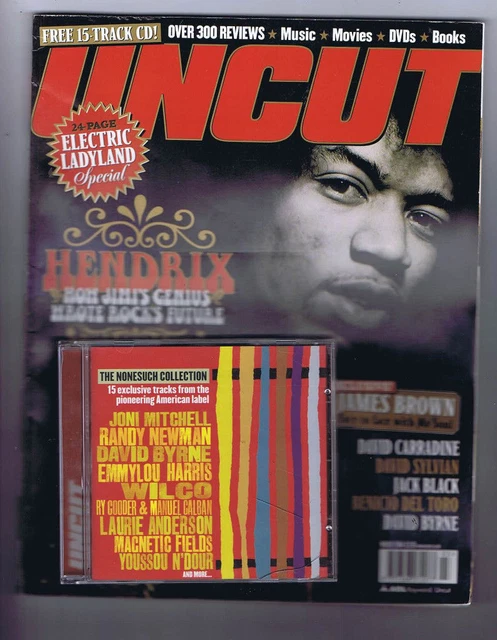 JIMI HENDRIX / DAVID SYLVIAN / DAVID BYRNE Uncut No. 82 with CD March ...