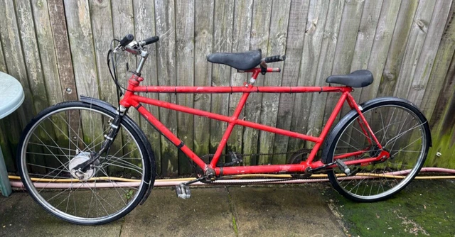 VINTAGE TANDEM BICYCLE in need of tlc bike £250.00 - PicClick UK