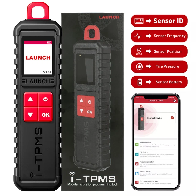 PROGRAMMATORE LAUNCH X431/PRO3S + TSGUN iTPMS RDKS TPMS strumento per ...