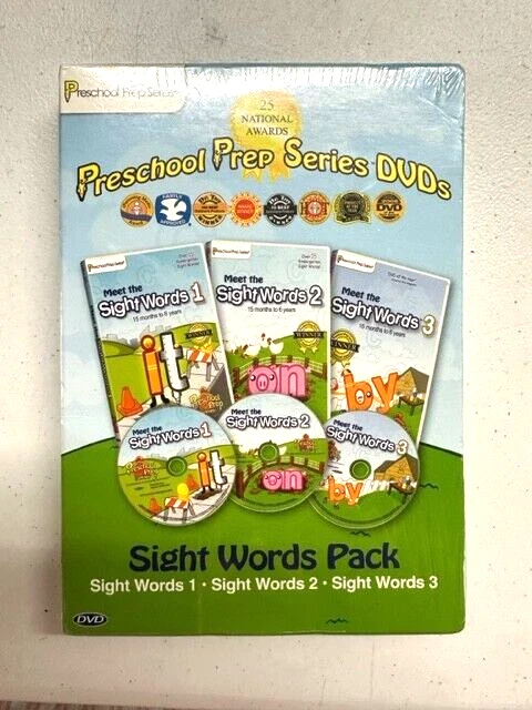 PRESCHOOL PREP SERIES: Sight Words Pack (Meet the Sight Words 1-3 ...