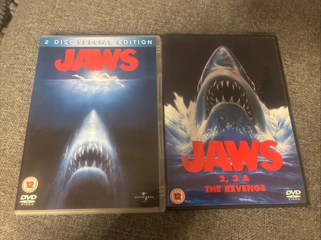 JAWS COMPLETE COLLECTION DVD Quadrilogy Bundle 1-4, 1 2 3 4 The Revenge ...
