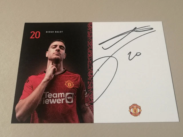 DIOGO DALOT SIGNED Manchester United/Man Utd Club Card EUR 11,46 ...