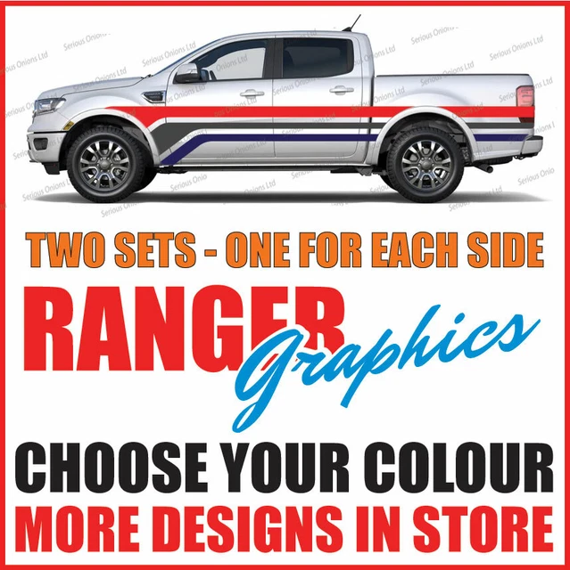 FORD RANGER GRAPHICS stripes decals stickers F-150 offroad pickup truck ...