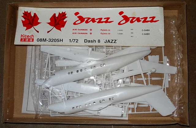 KITECH DE HAVILLAND Canada DHC-8 Dash 8 Jazz 1/72 scale - Twin engine ...