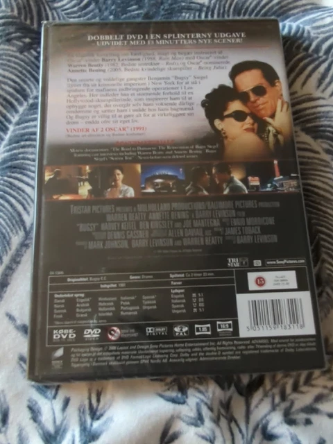 BUGSY EXTENDED CUT DVD Import Warren Beatty Rare Brand New EUR 9,38 ...
