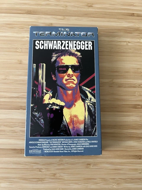 THE TERMINATOR VHS tape 1992 Schwarzenegger Linda Hamilton Promotional ...