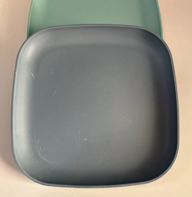 TUPPERWARE SQUARE 8” Plates From the 1990’s. Set Of 4. £18.21 - PicClick UK