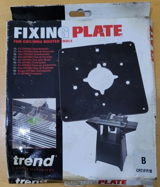 TREND FIXING PLATE for CRT/MK2 Router Table CRT/FP/B £29.99 - PicClick UK