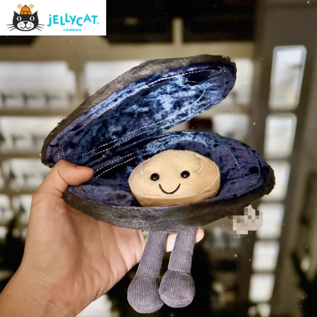 JELLYCAT AMUSEABLES MICHELLE Mussel Valentine's 1pc Plush Doll Dust Bag ...