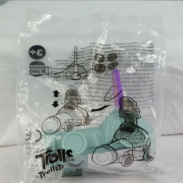 BURGER KING 2021 DreamWorks Trolls TrollsTopia LOWNOTE JONES Car Toy ...