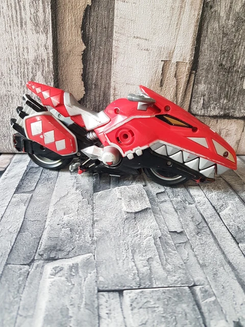 POWER RANGERS DINO Thunder Red Raptor Cycle Motor Bike Bandai 2003 $19. ...