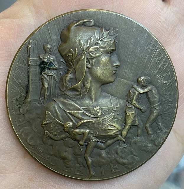 MEDAILLE EN BRONZE @ Conseil General De La Loire @ Marianne @ Liberte ... MEDAILLE EN BRONZE @ Conseil General De La Loire @ Marianne @ Liberte ...