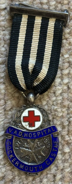 WW1 BRITISH RED Cross V.A.D Hospital, Cockermouth Castle Badge £83.78 ...